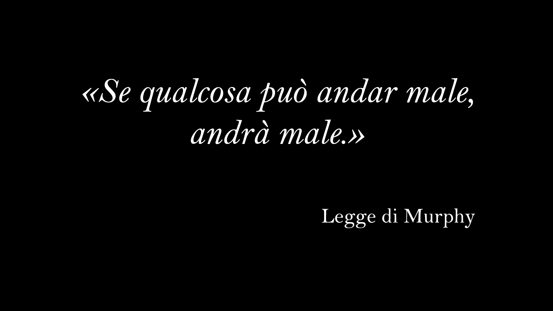 La legge di Murphy | Scienza | Rai Cultura